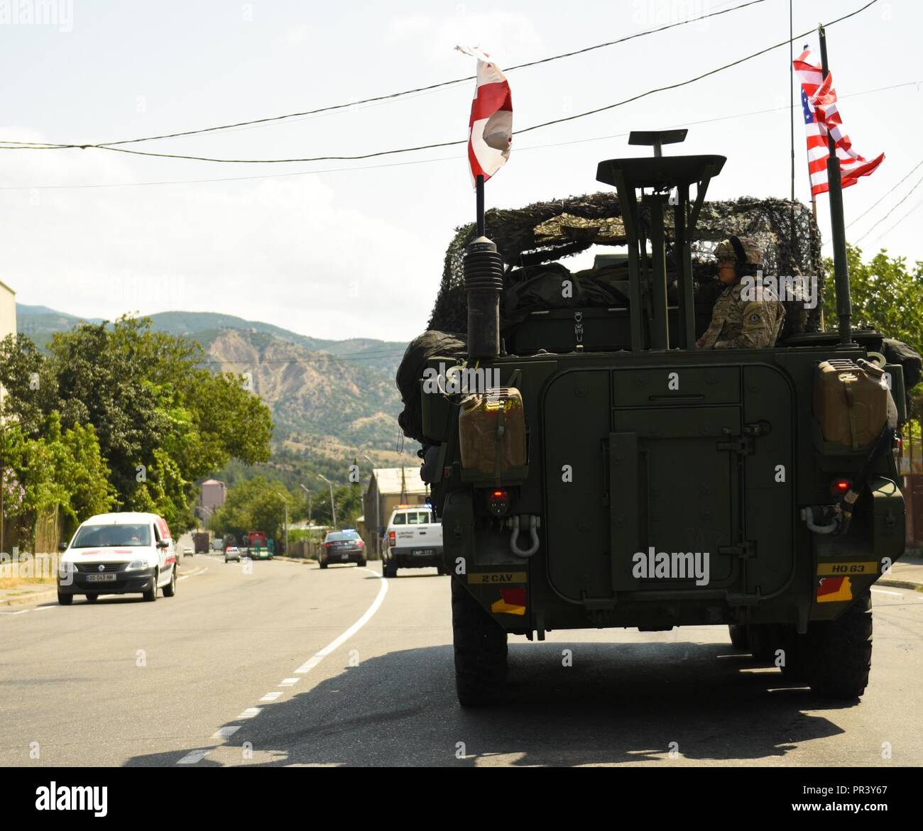 TBILISI, Georgia -- 2nd Cavalry Regiment moves to Vaziani Military Base ...