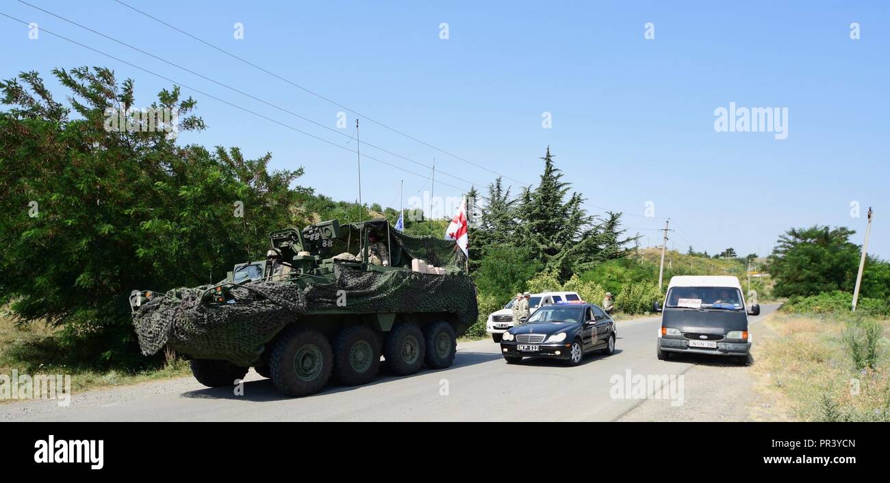 TBILISI, Georgia -- 2nd Cavalry Regiment moves to Vaziani Military Base ...