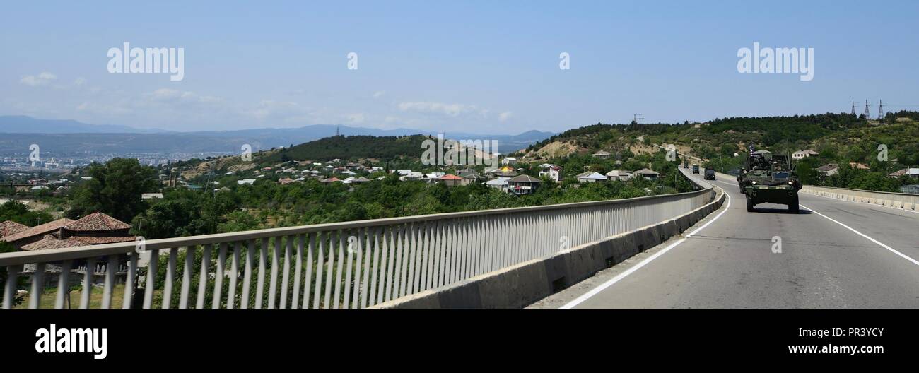 TBILISI, Georgia -- 2nd Cavalry Regiment moves to Vaziani Military Base ...