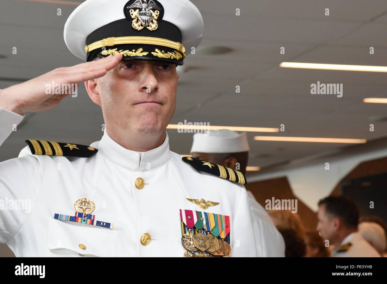 Naval Officer Saluting Stock Photos & Naval Officer Saluting Stock ...