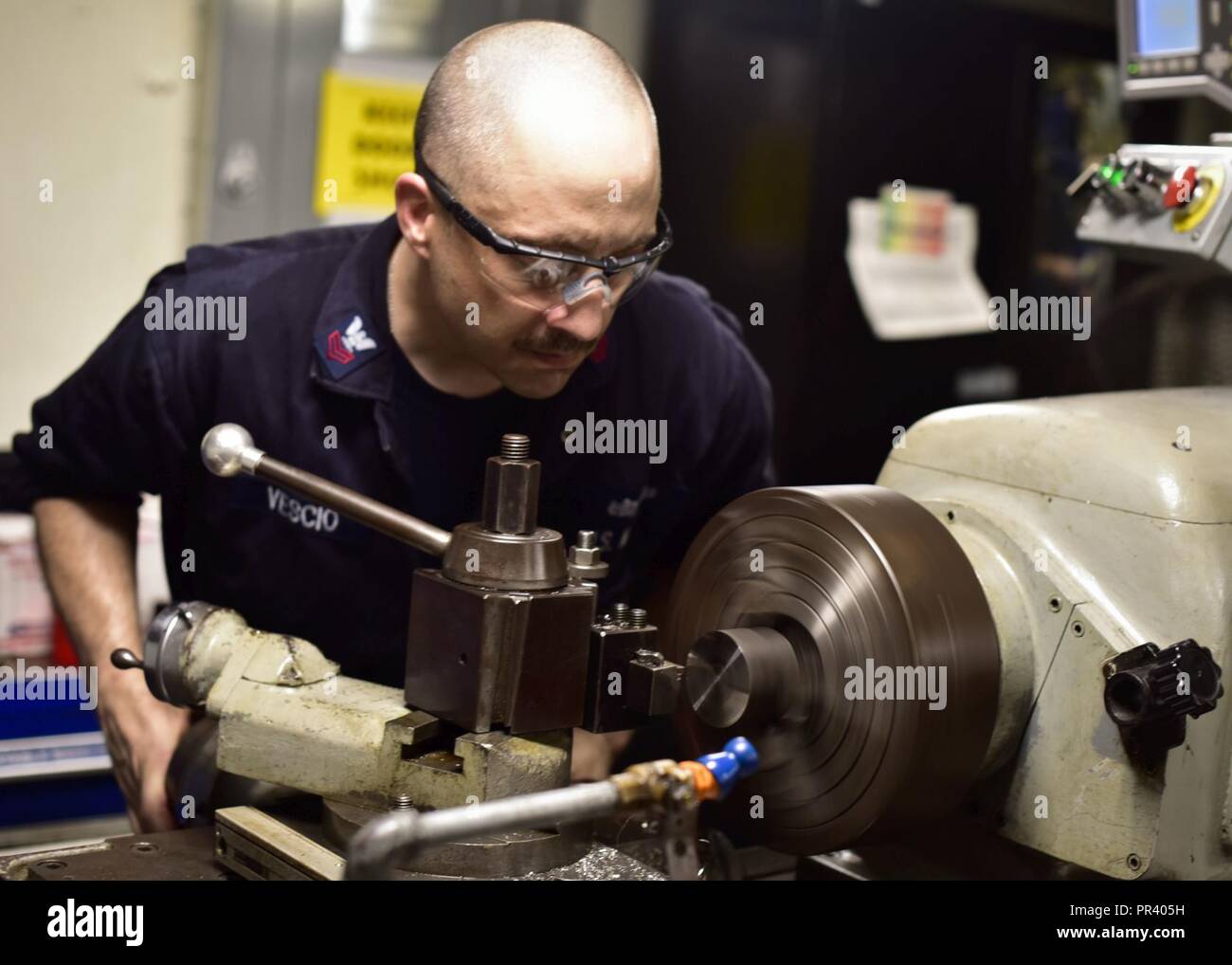 ARABIAN GULF (July 30, 2017) U.S. Navy Machinery Repairman 1st Class ...