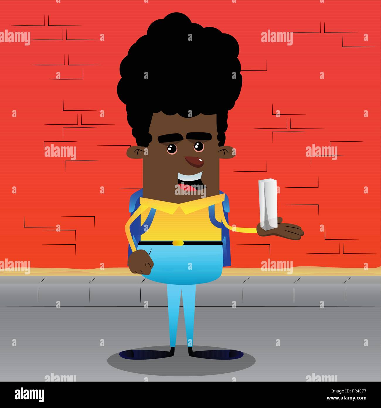 Tall school boy Stock Vector Images - Alamy