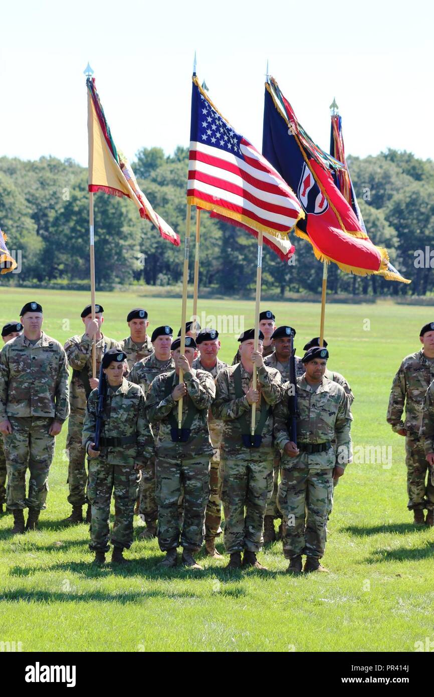Maj. Gen. Erik C. Peterson, commanding general of First Army Division ...