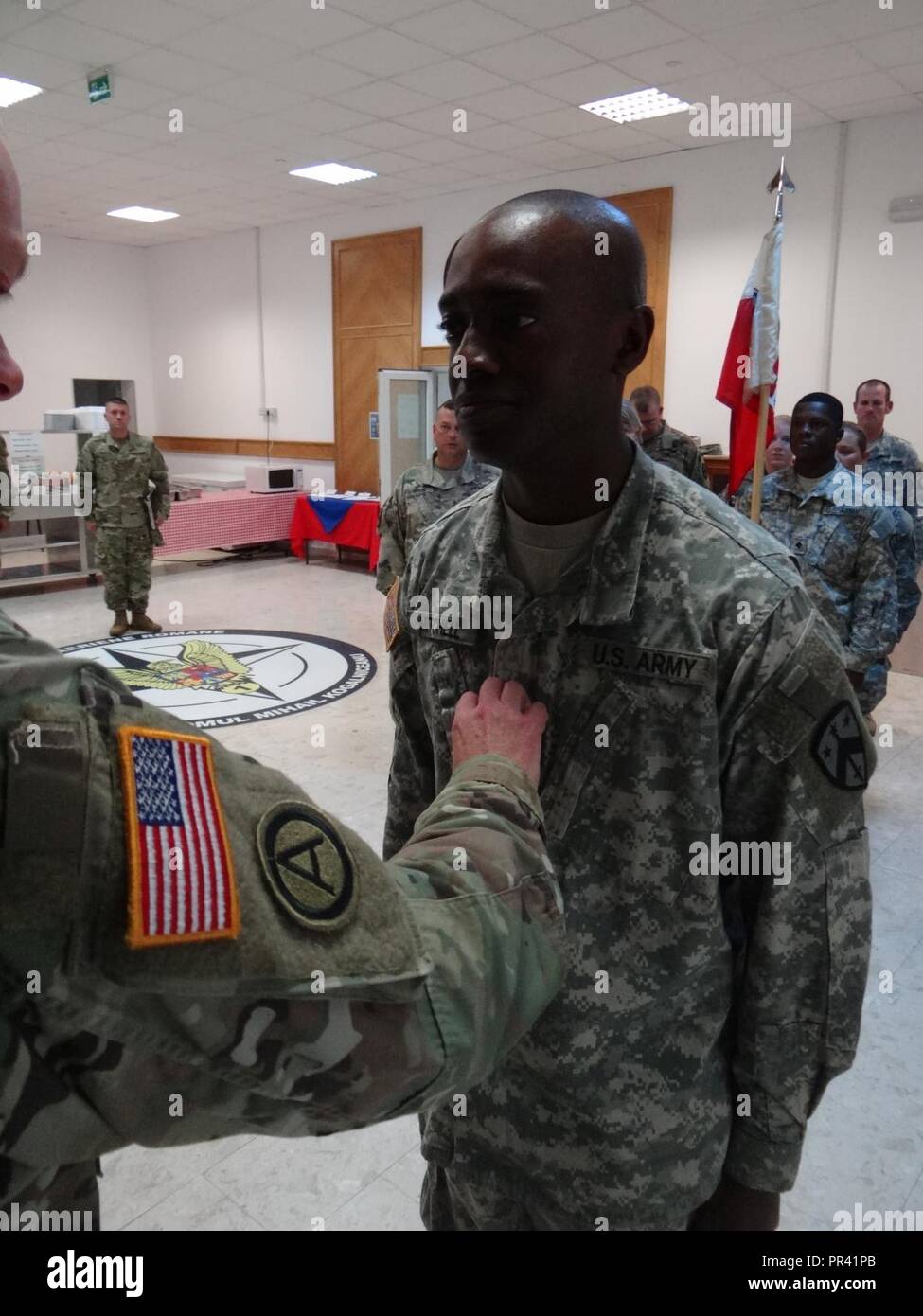 Col. Steven D. Barney (left), Brigade Commander, 230th Sustainment ...