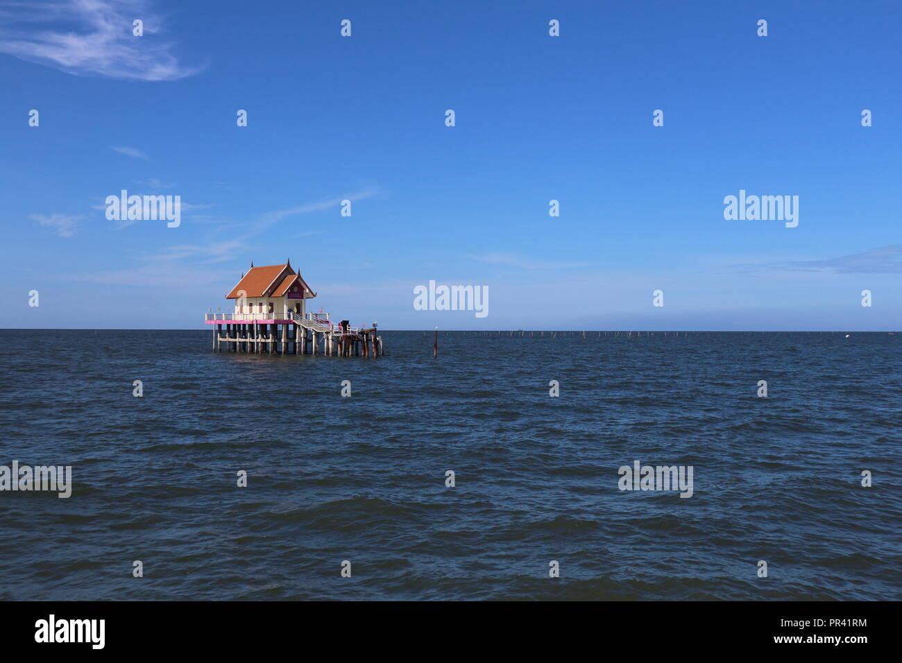 temple in the sea Stock Photo - Alamy