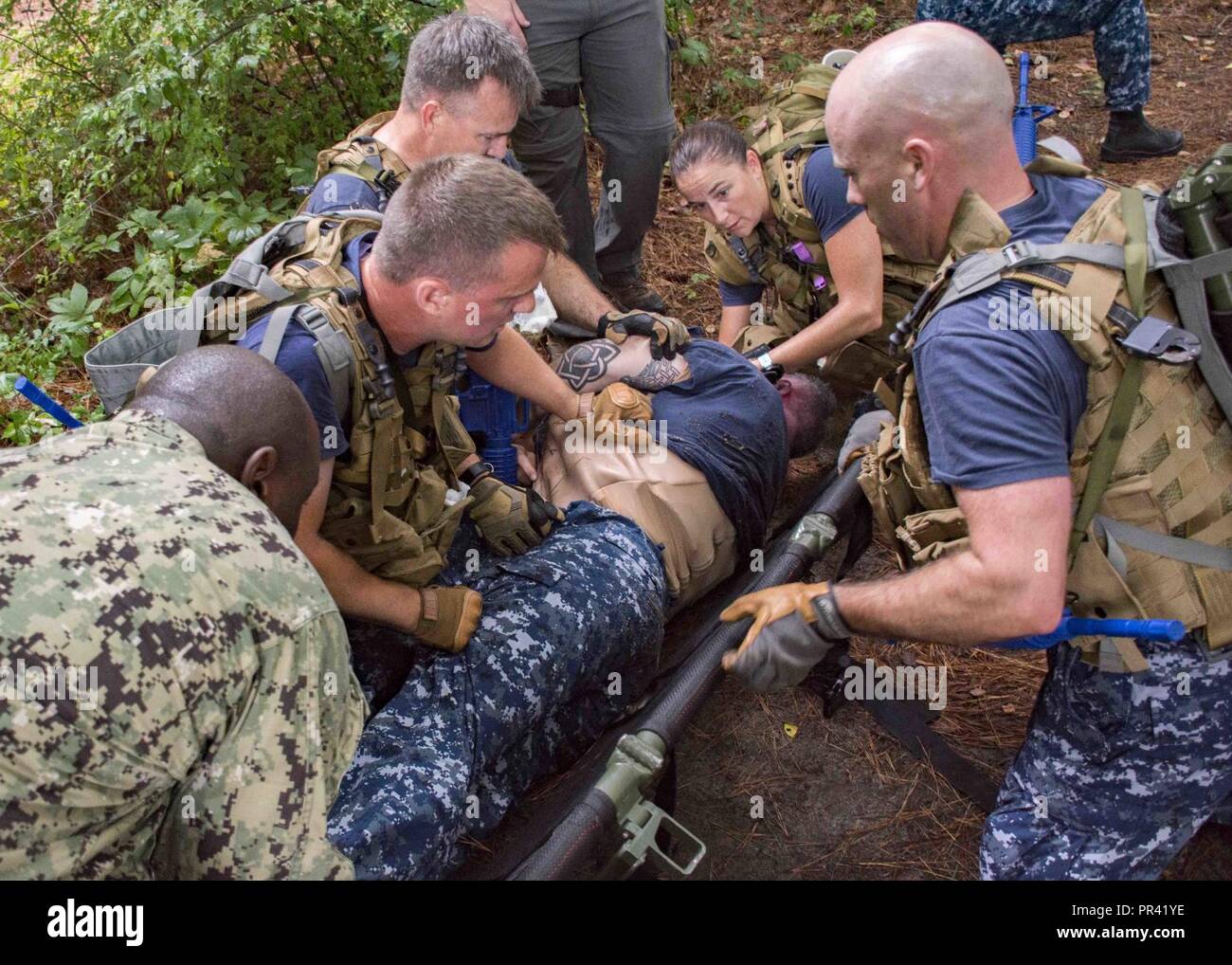 (July 28, 2017)— Students of the Navy’s first Role 2 Light Maneuver ...