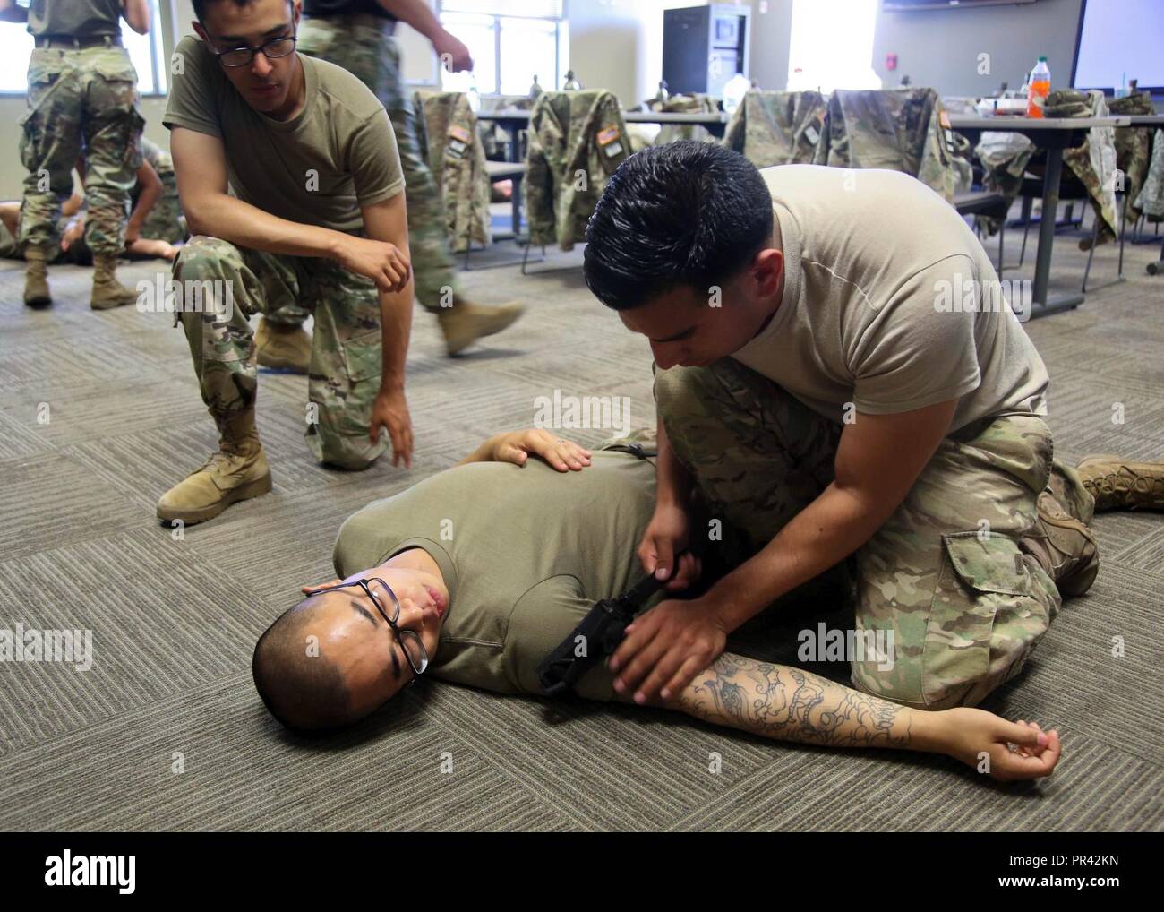 Soldiers of Group Support Battalion, 1st Special Forces Group (Airborne ...