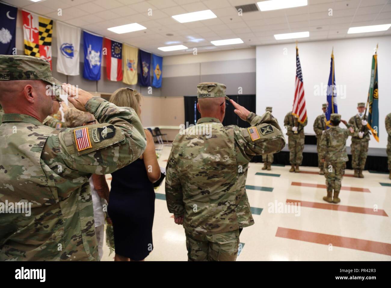 Personnel attending the Staff Sgt. Todd R. Cornell Noncommissioned ...