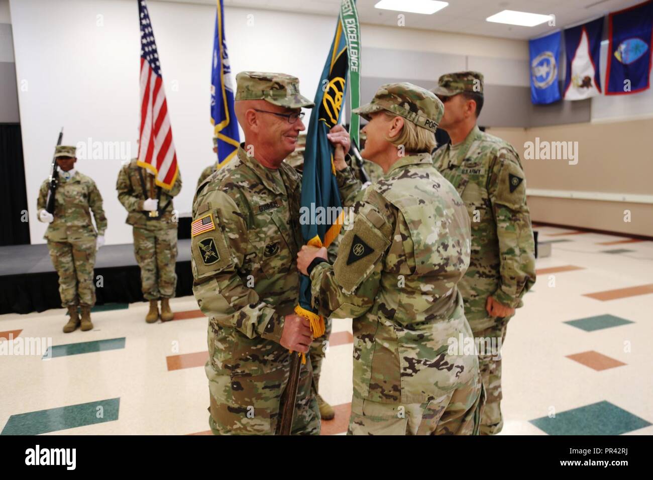 Col. Kathleen J. Porter, commander of the 83rd U.S. Army Reserve ...