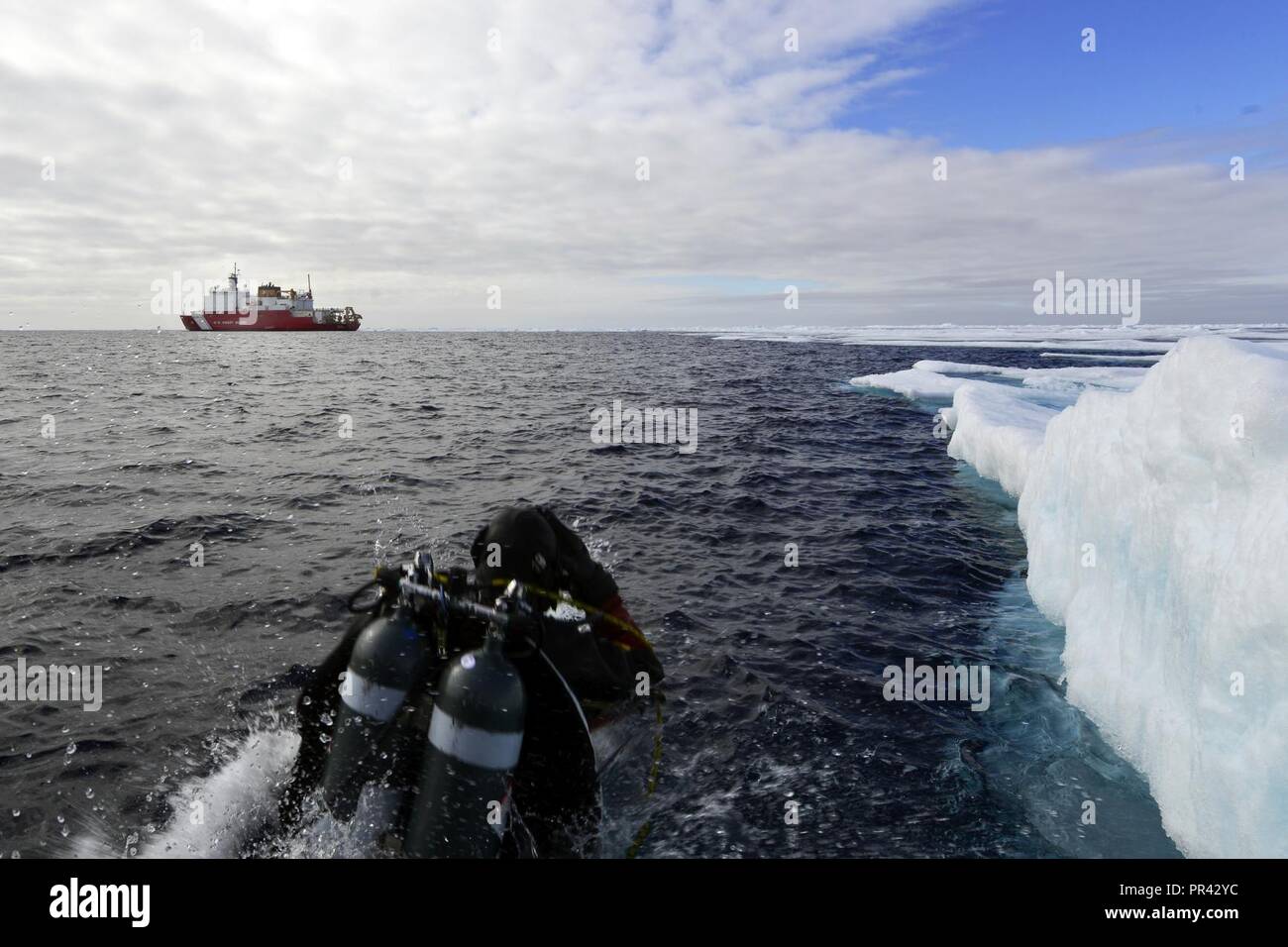 Coast Guard Petty Officer 1st Class David Bradbury, a member of a joint ...