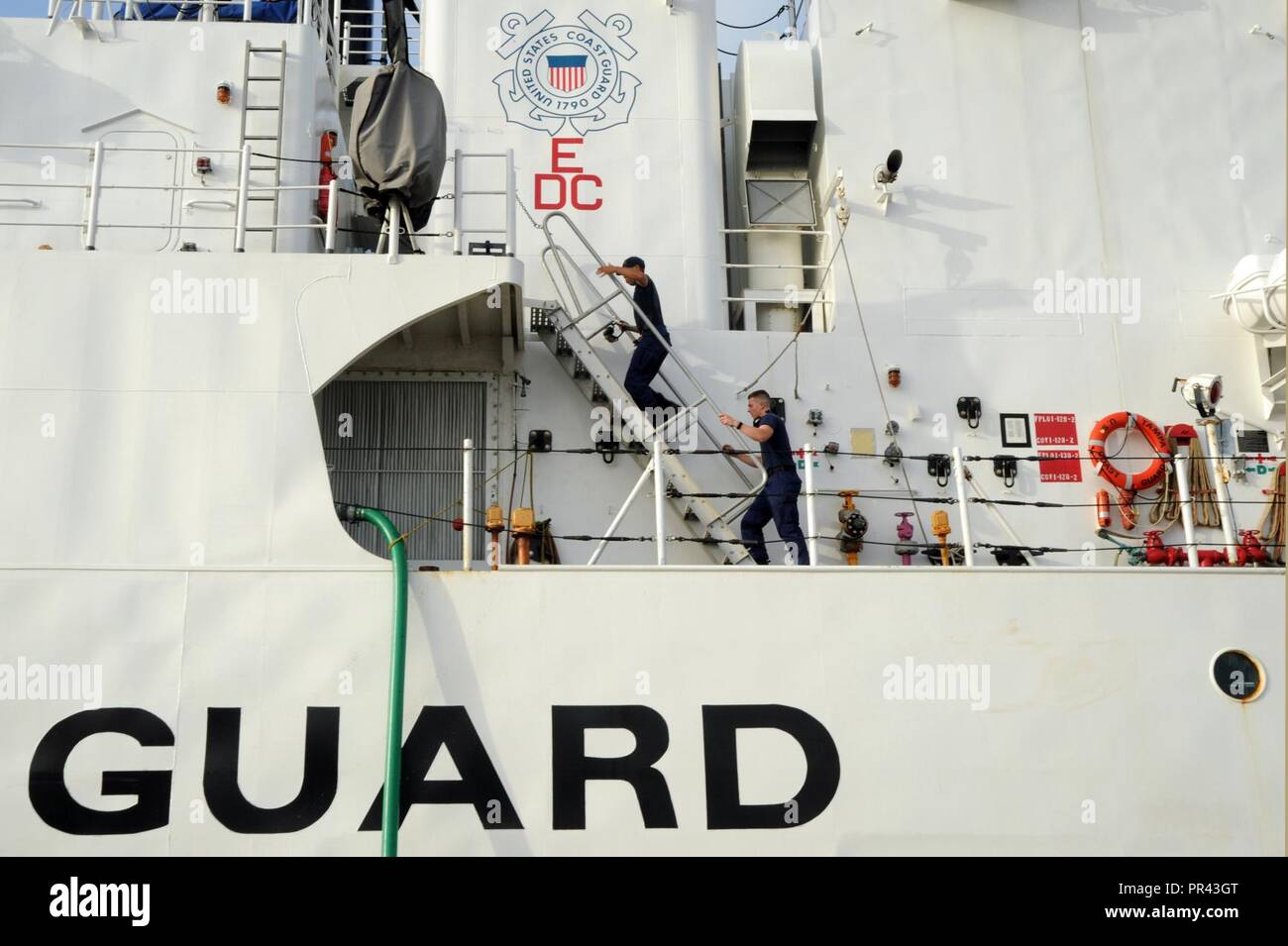 The Coast Guard Cutter Tampa, a medium endurance cutter, is seen in Key ...