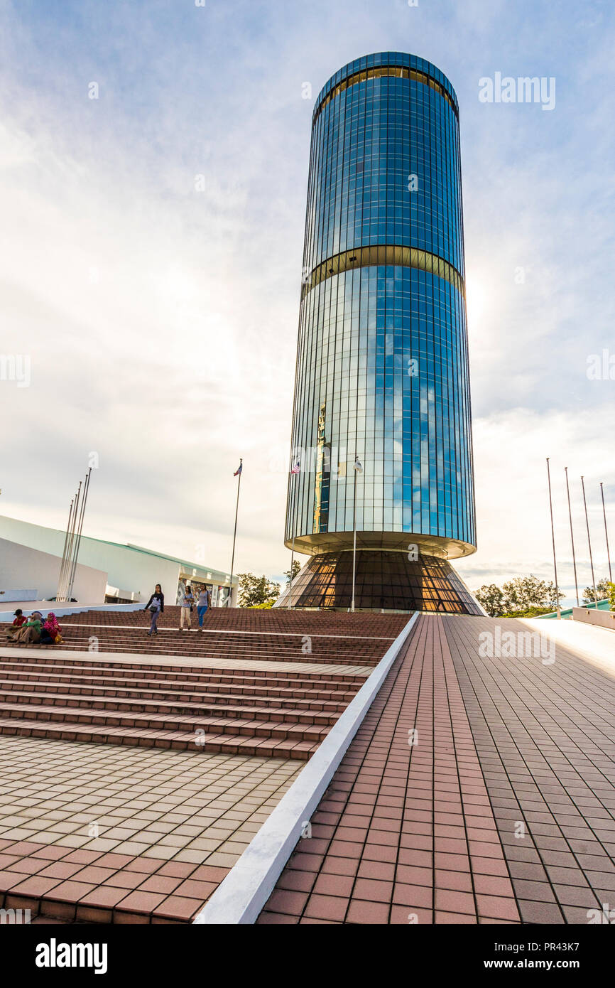 Sabah foundation building also known as tun Mustapha tower. On Shores ...
