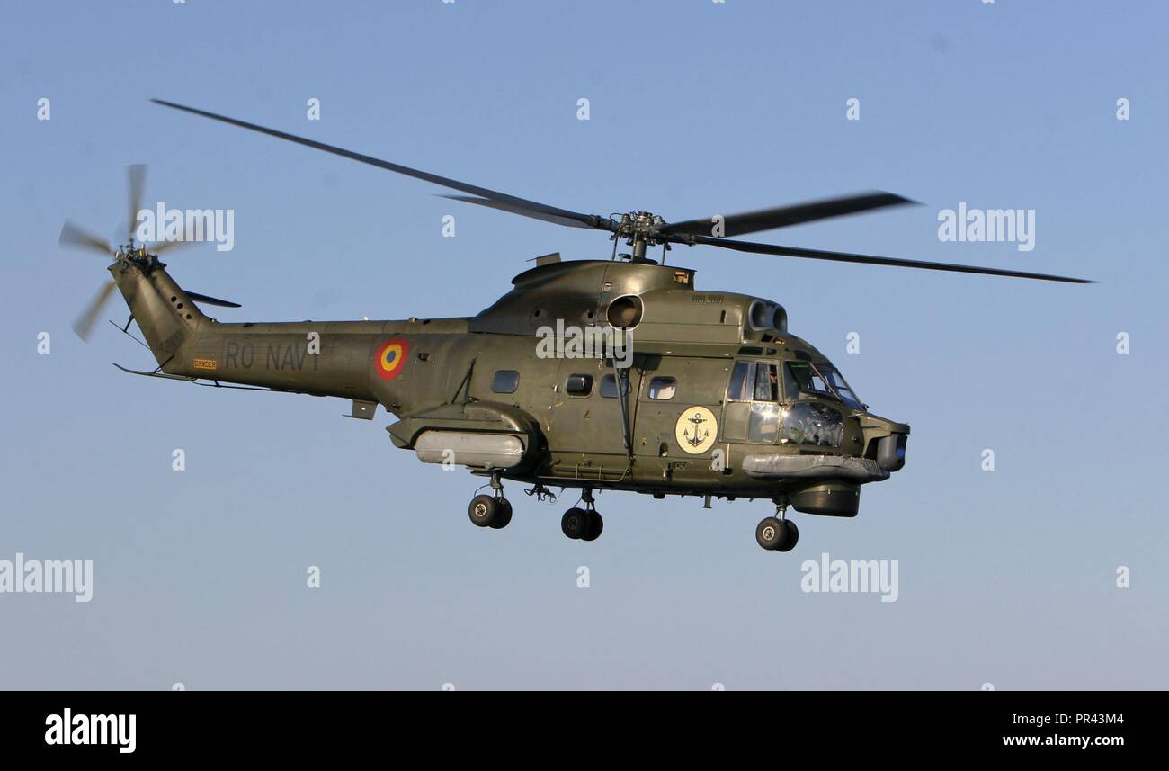 BLACK SEA (July 22, 2017) A Romanian Puma Helicopter from Romanian ...