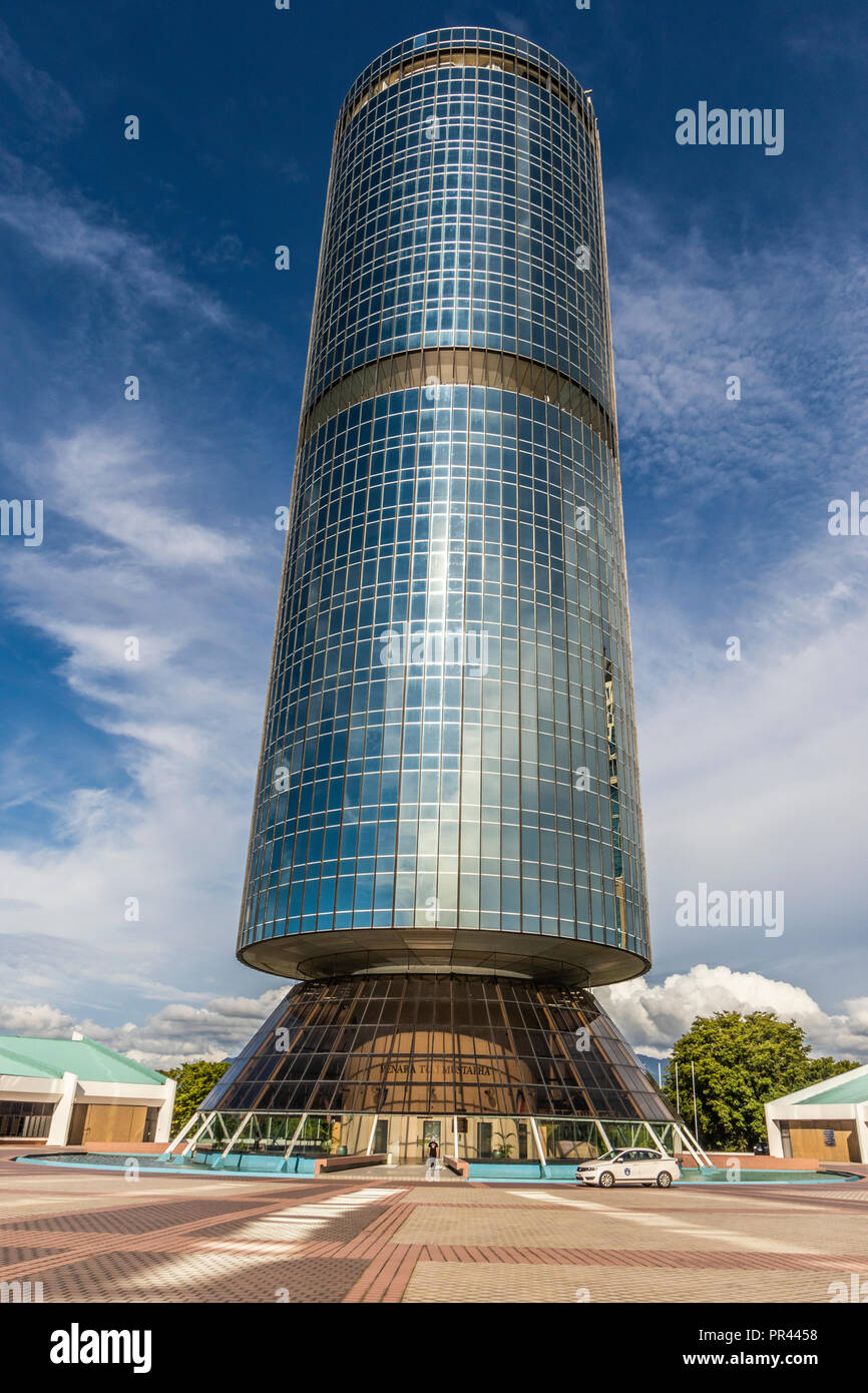 Sabah foundation building also known as tun Mustapha tower. On Shores ...