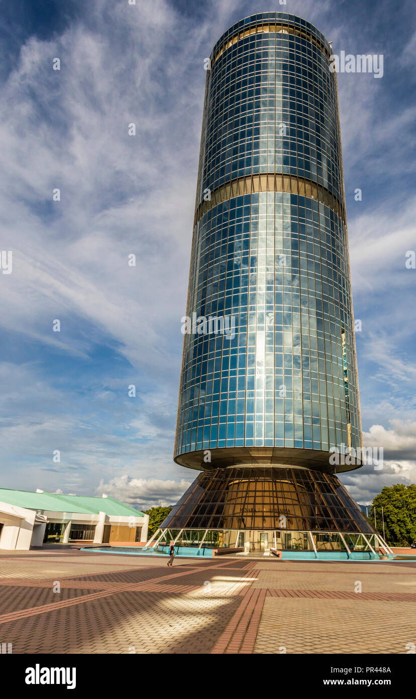 Sabah foundation building also known as tun Mustapha tower. On Shores ...