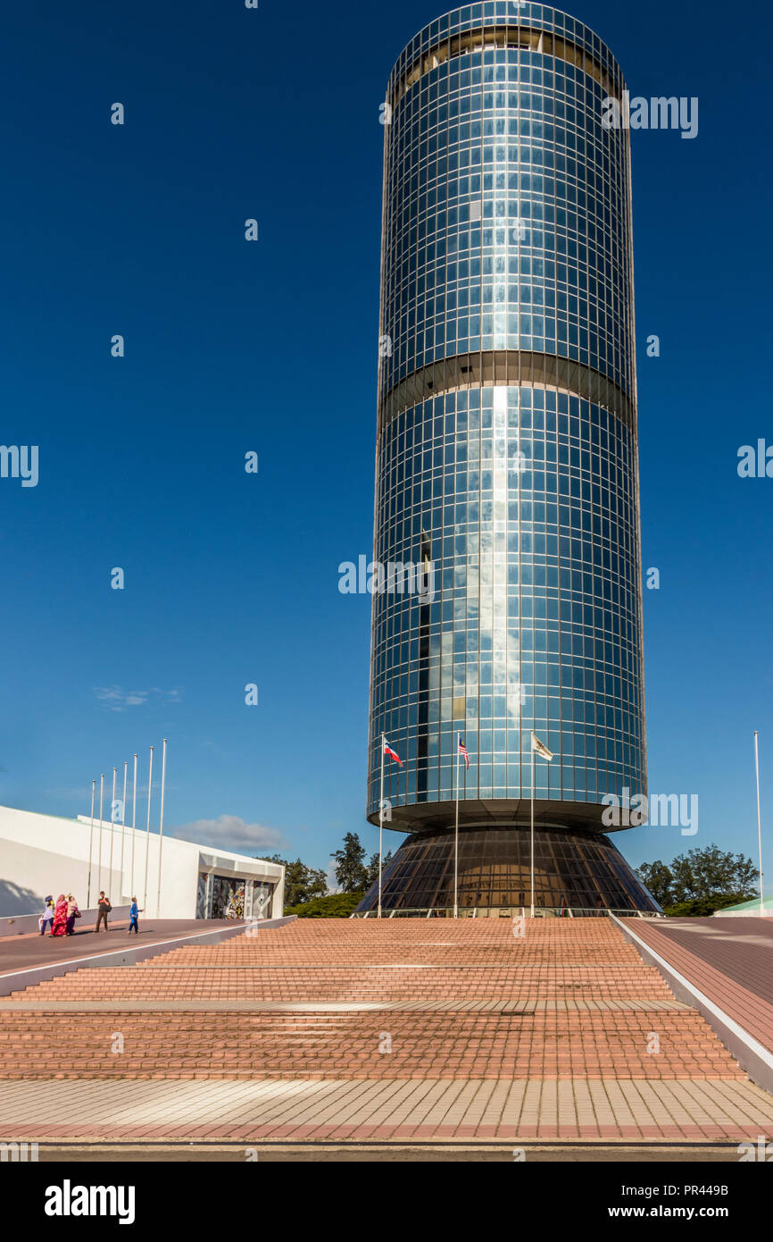 Sabah foundation building also known as tun Mustapha tower. On Shores ...