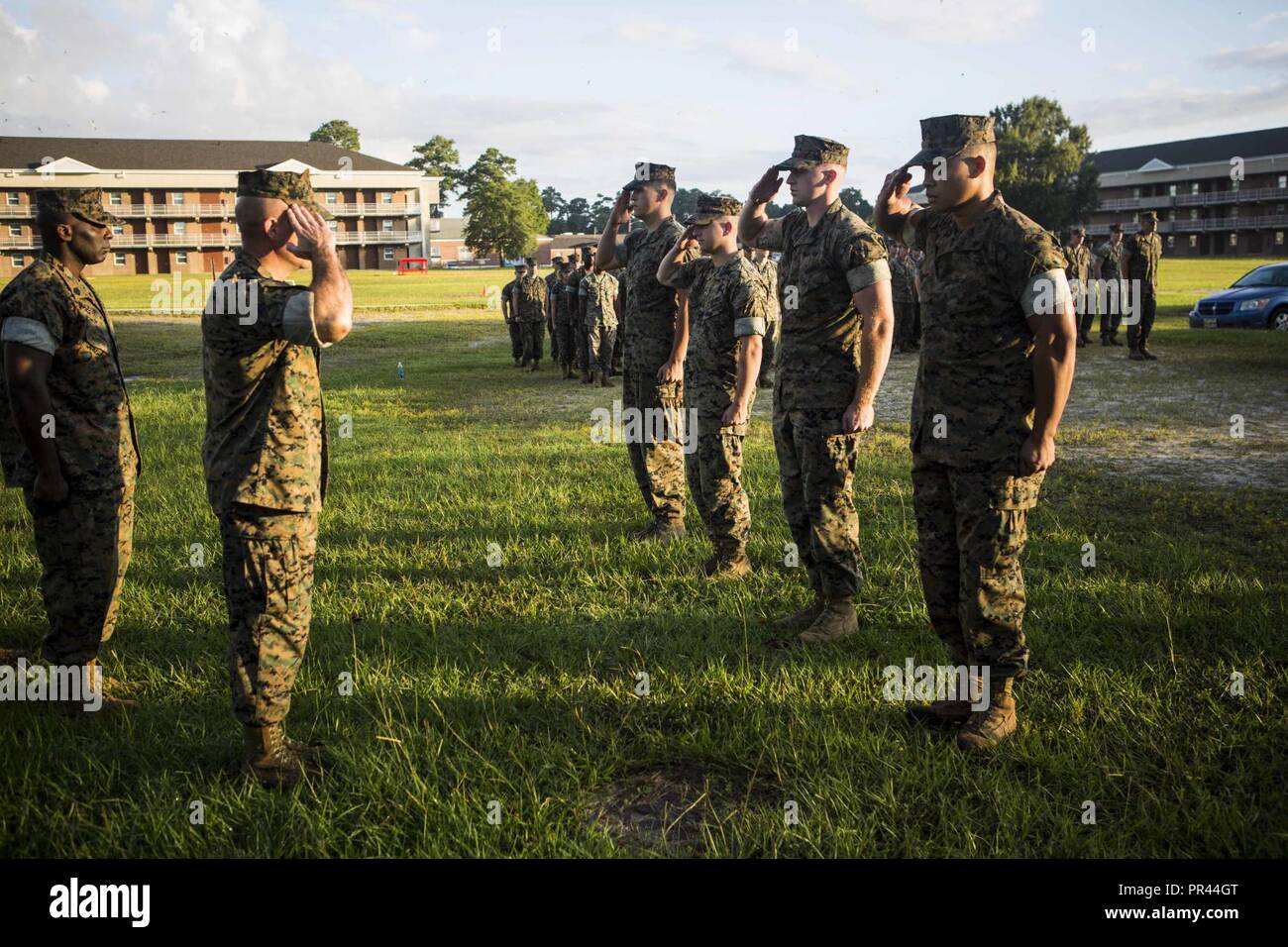 CAMP LEJEUNE, N.C. (September 5, 2018) U.S. Marine Corps Col. Farrell ...