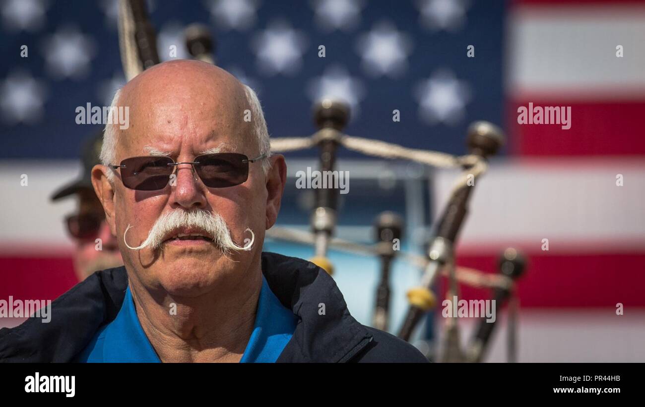 The drum major for the Northern Colorado Caledonia Pipe Band poses for ...