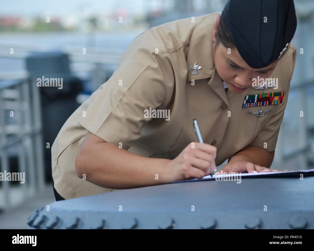 YN1(SW/AW/IW) Jacqueline Gates, from the USS George H.W. Bush (CVN-77 ...