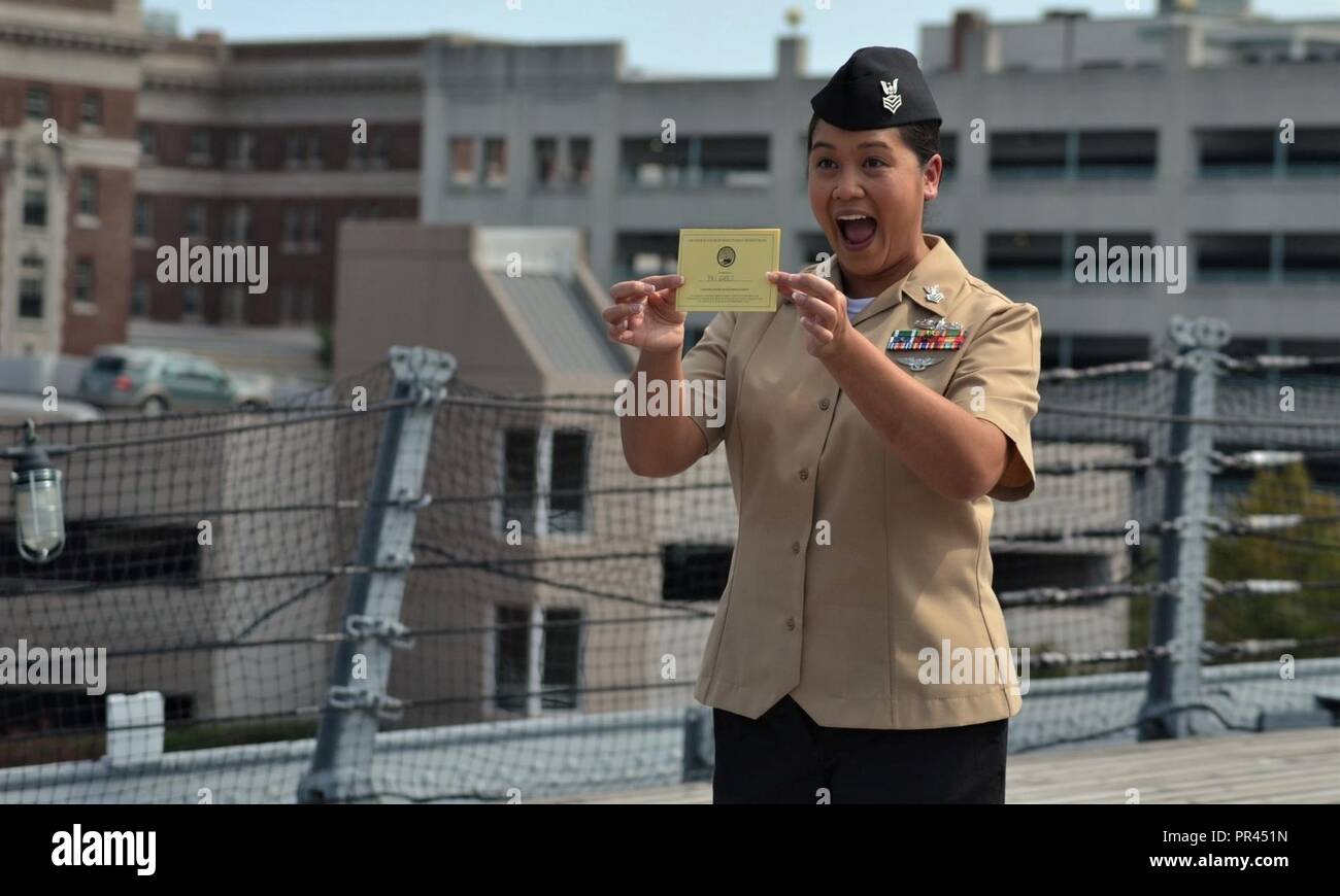 YN1(SW/AW/IW) Jacqueline Gates, from the USS George H.W. Bush (CVN-77 ...