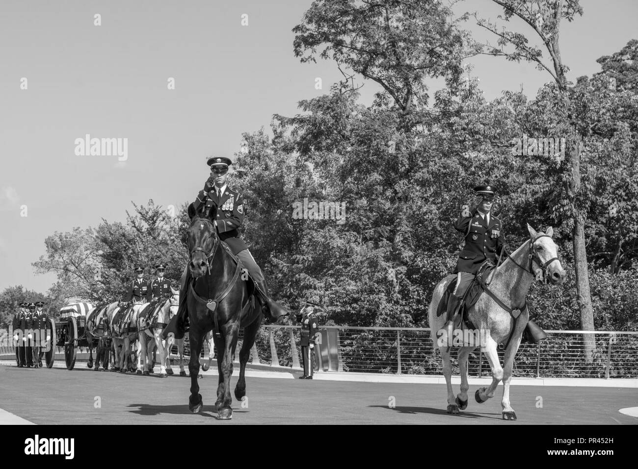 Platoon 3rd us infantry regiment Black and White Stock Photos & Images ...