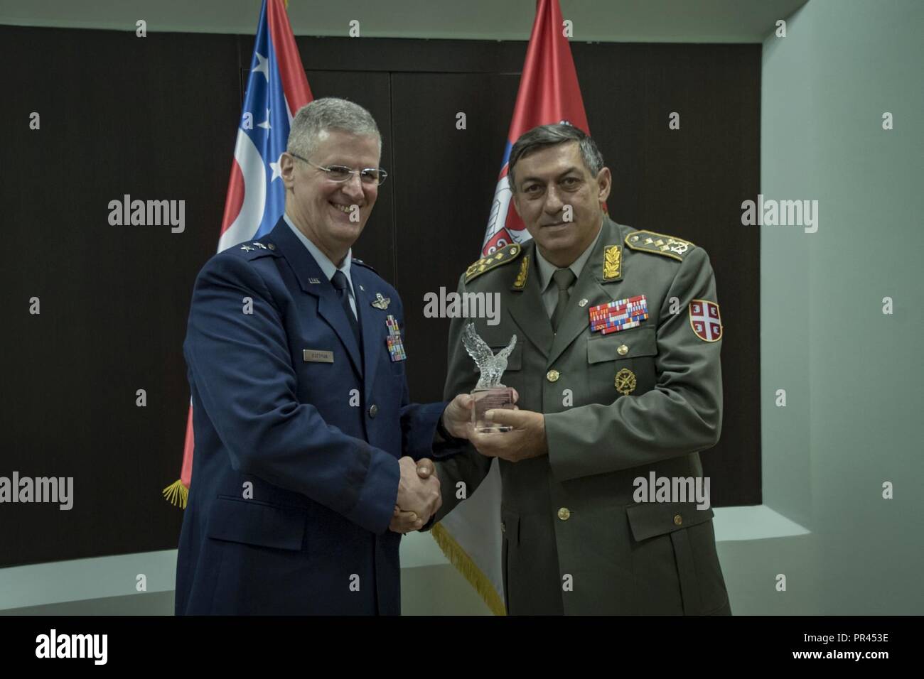 U.S. Air Force Maj. Gen. Mark E. Bartman, Ohio adjutant general ...