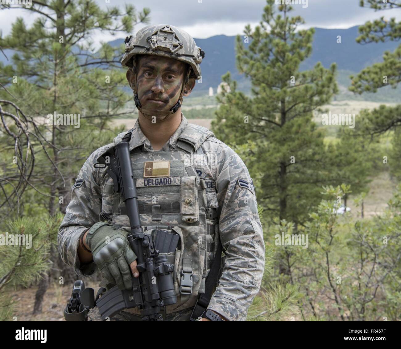 Airman 1st Class Oscar Delgado of the 45th Security Forces Squadron at ...