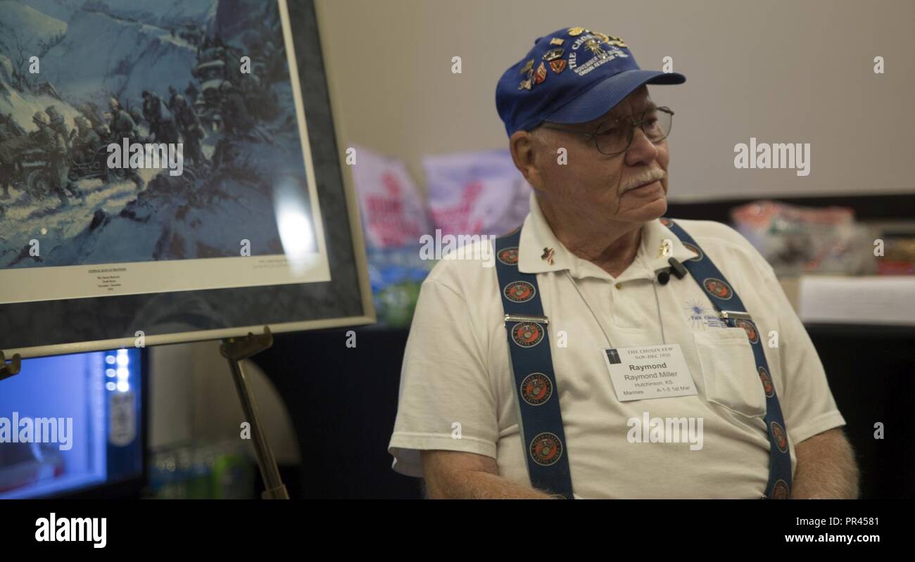 Raymond Miller, who served as a Sgt. in the 1st Marine Division during ...
