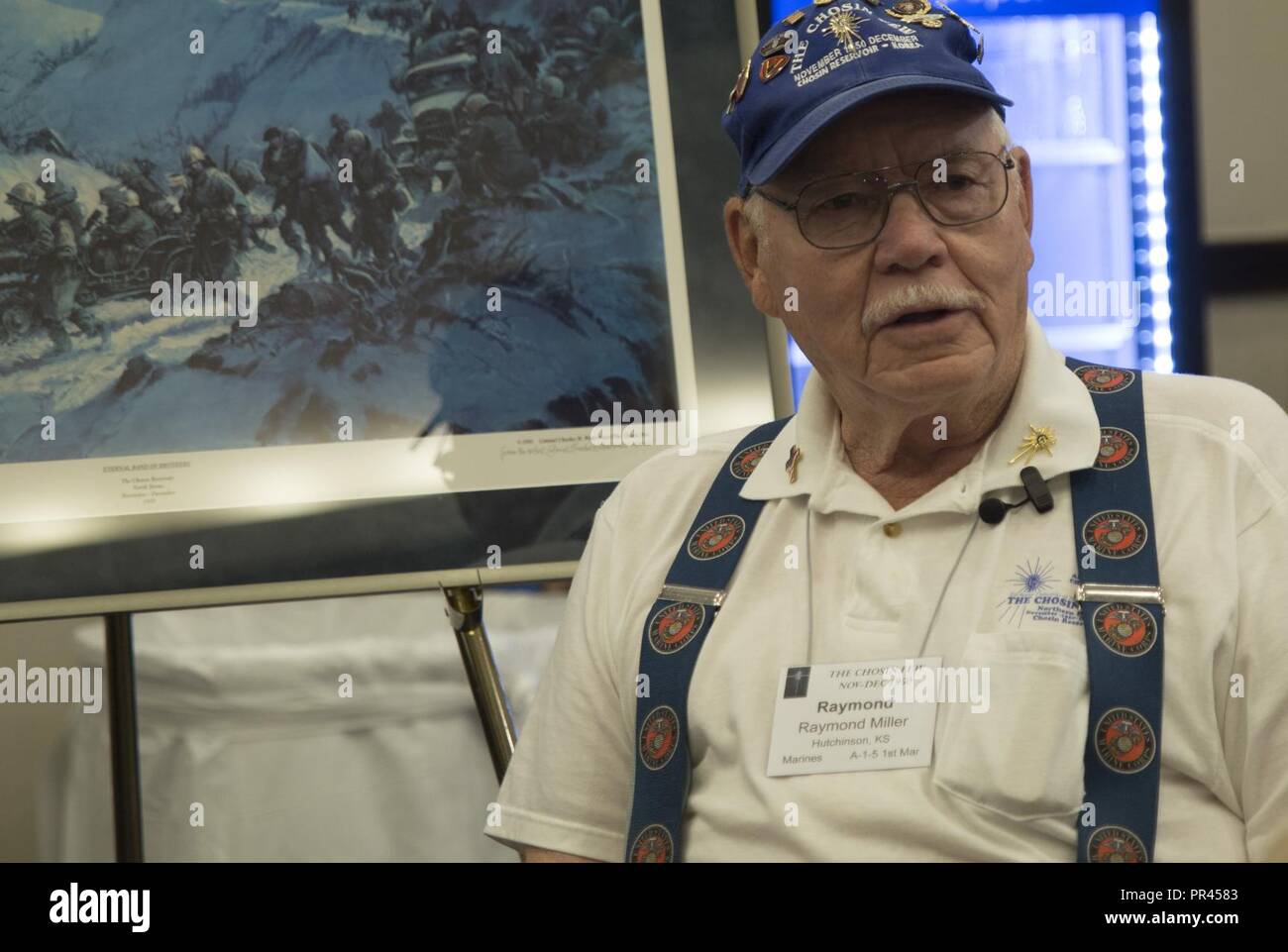 Raymond Miller, who served as a Sgt. in the 1st Marine Division during ...