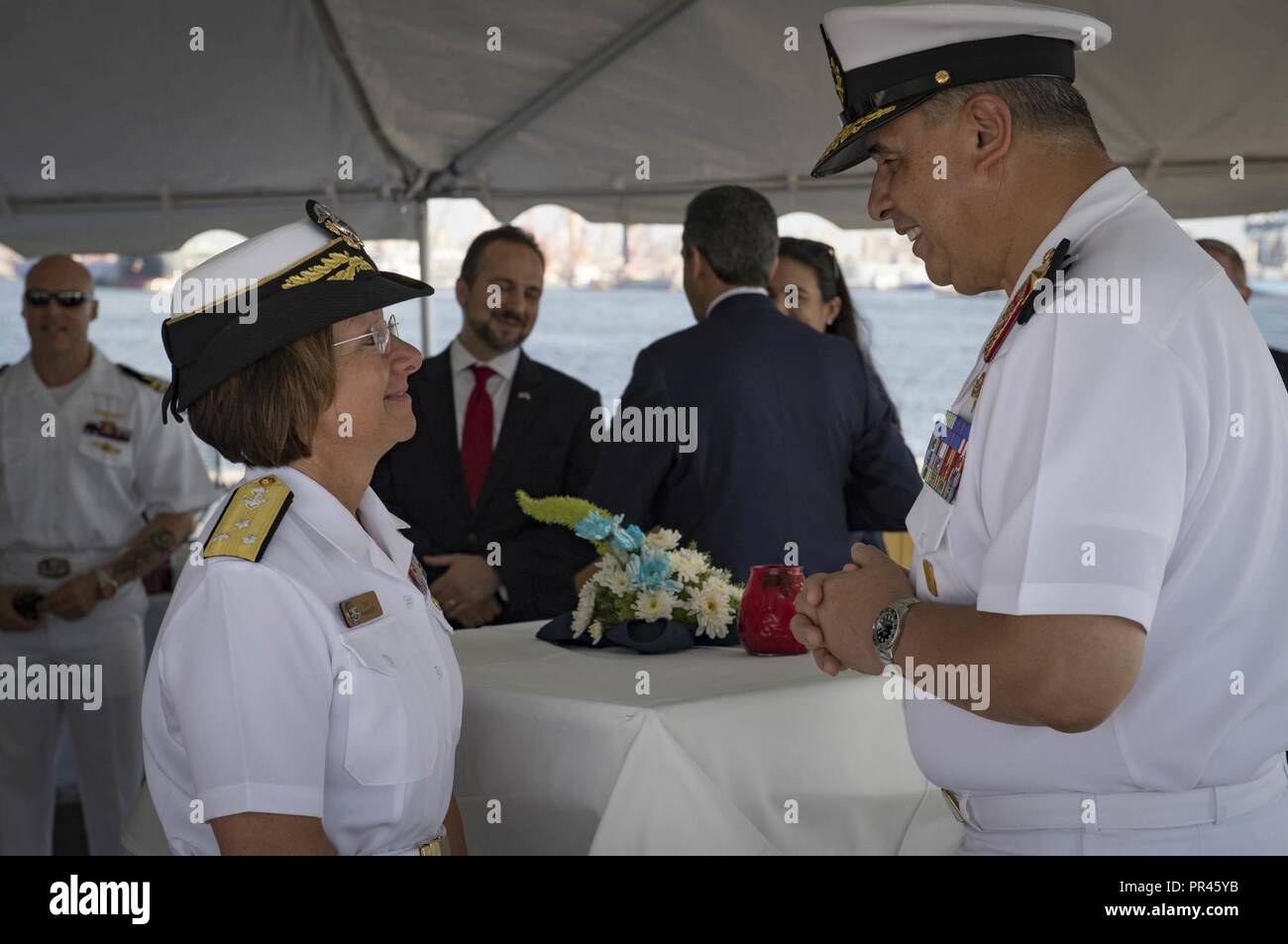 Vice admiral lisa franchetti hi-res stock photography and images - Alamy