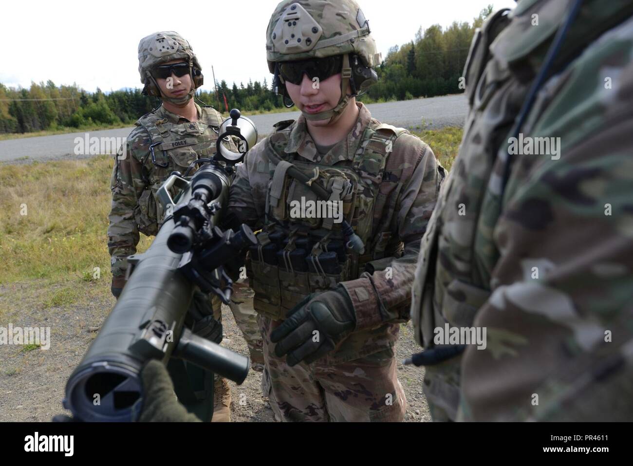Soldiers from the 1st Battalion, 501st Parachute Infantry Regiment, 4th ...