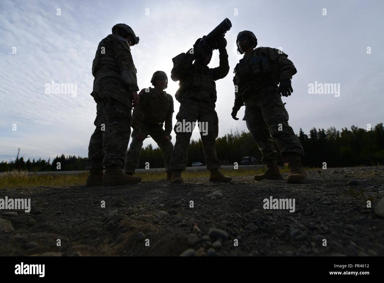 Soldiers from the 1st Battalion, 501st Parachute Infantry Regiment, 4th ...