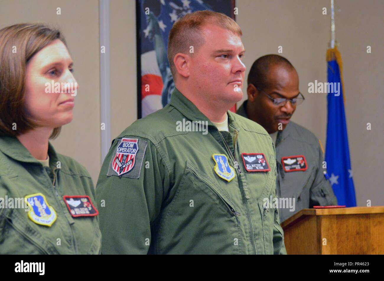 Chief Master Sgt. William P. Mattert is promoted to Chief during a ...