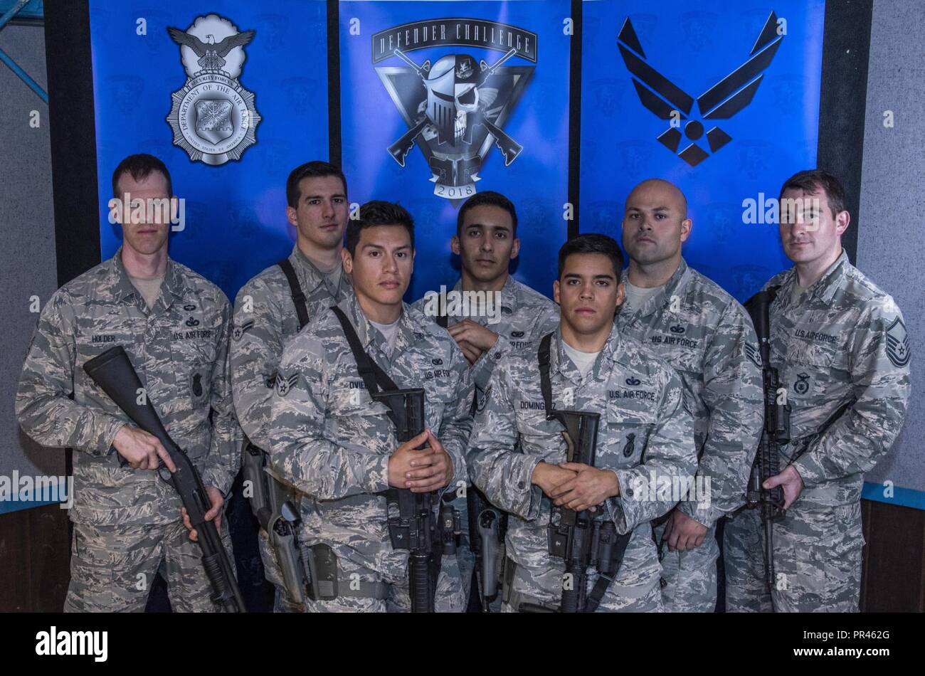 2018 Air Force Defender Challenge competitors, from Air Force District ...
