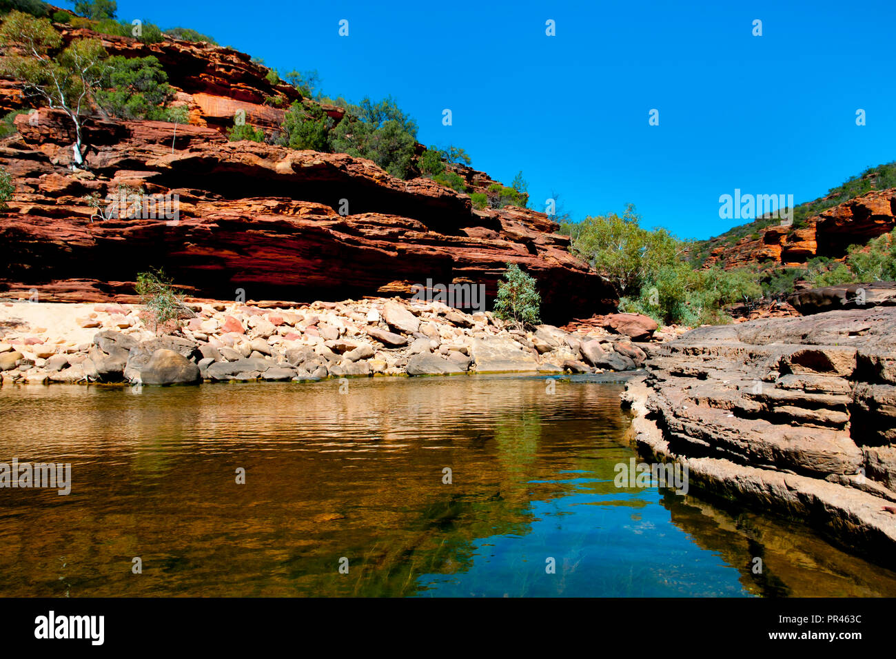 Murchison River Gorge - Kalbarri - Australia Stock Photo - Alamy