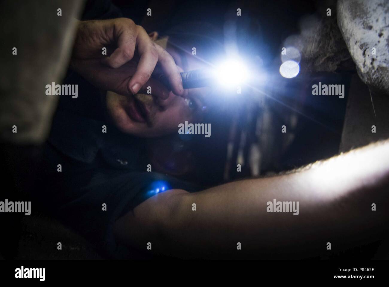PORTSMOUTH, Va. (Sept. 10, 2018) Hull Technician 3rd Class Jeremy ...