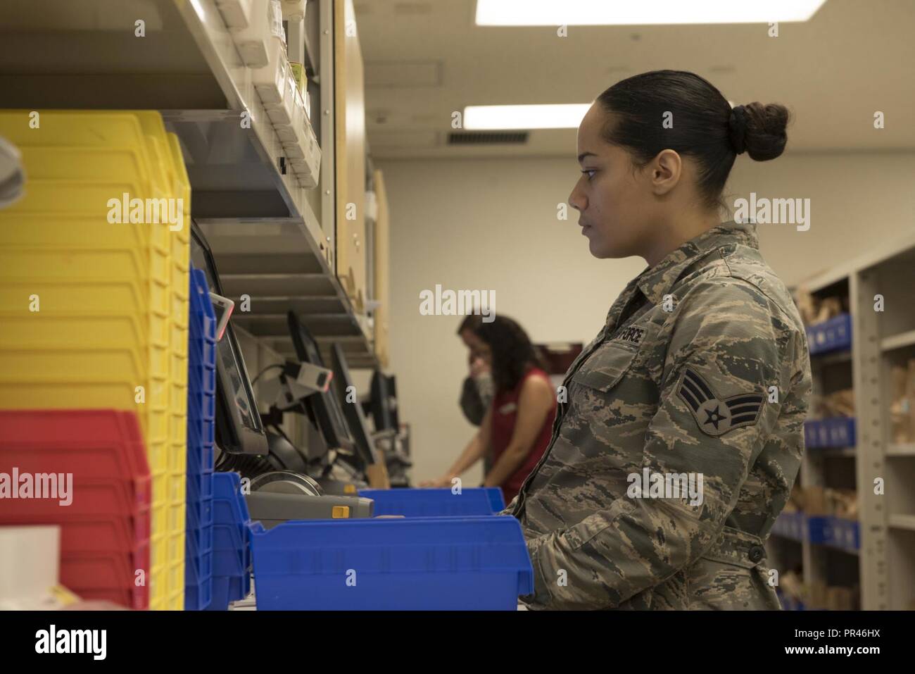 U.S. Air Force Senior Airman Cheyenne Wright, 18th Medical Group ...