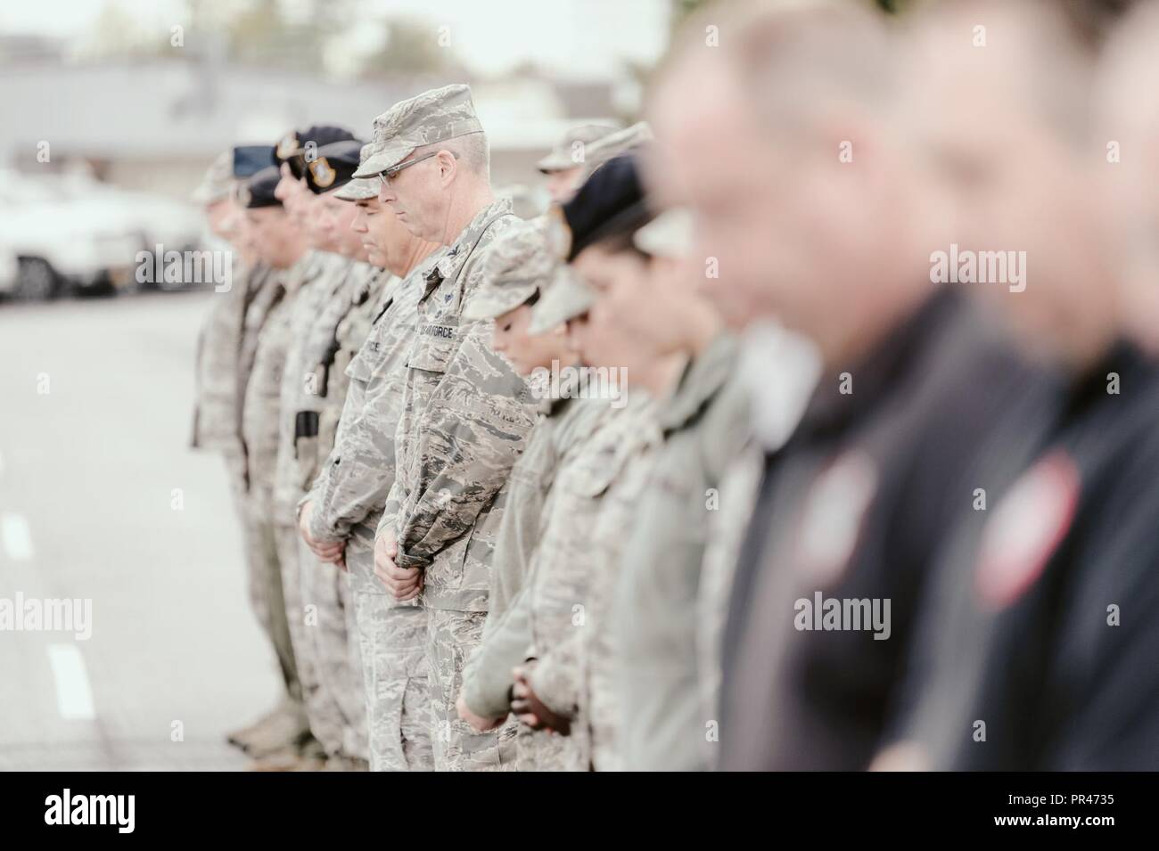 Col. Mark Larson, commander of the 914th Air Refueling Wing, and Col ...