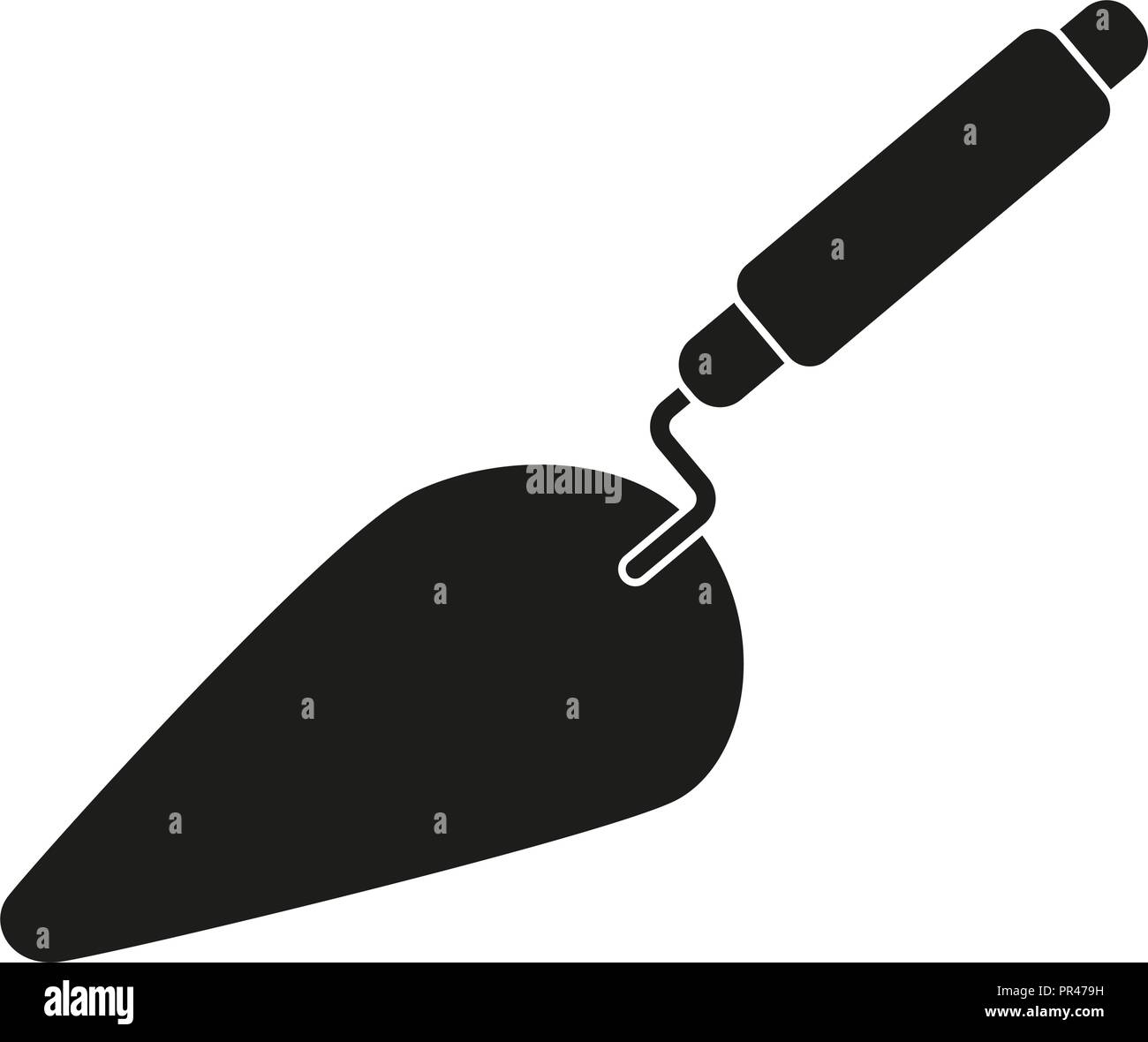 Black and white trowel silhouette Stock Vector Image & Art - Alamy Black and white trowel silhouette Stock Vector Image & Art - Alamy