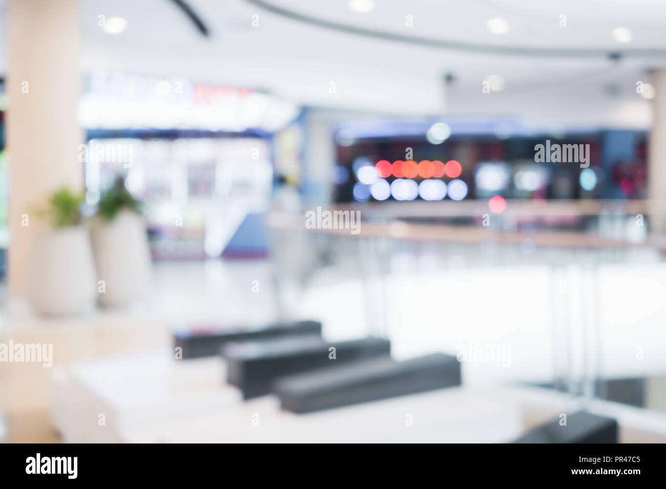 abstract shopping mall store blurred on background Stock Photo - Alamy