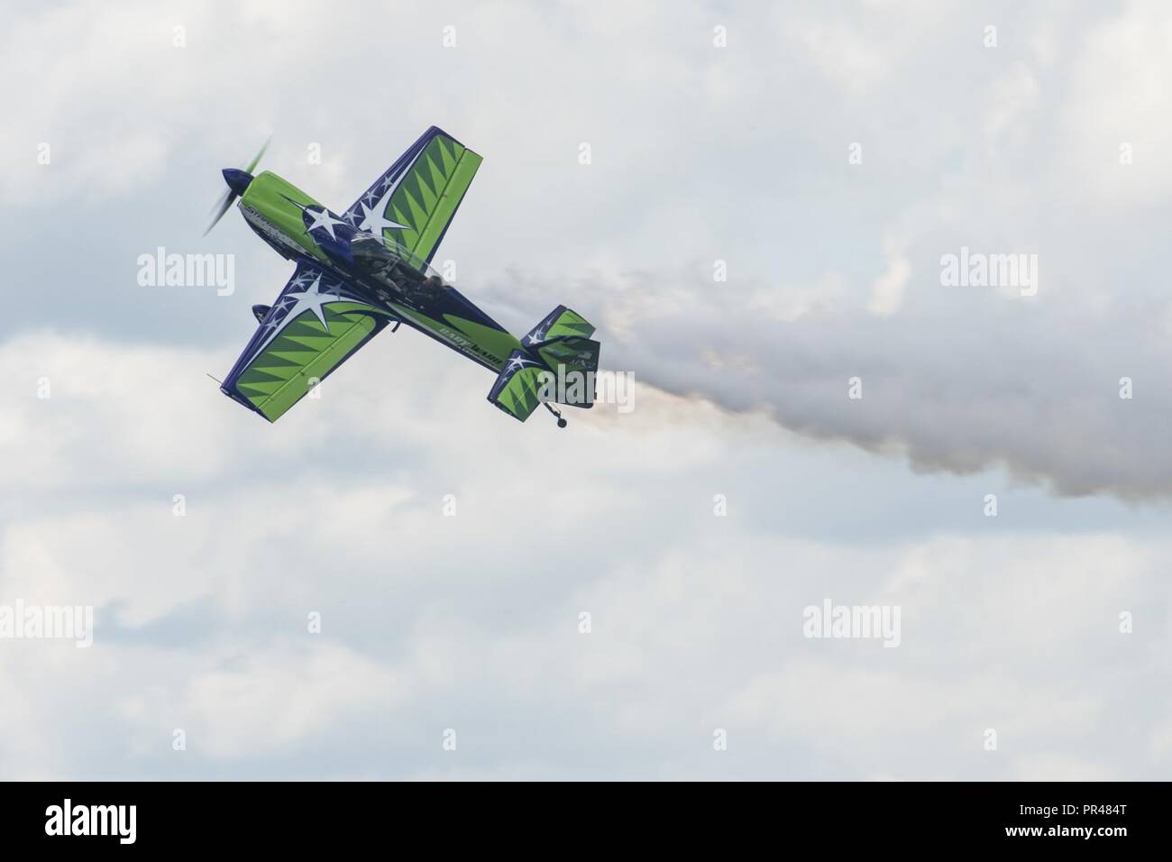 Gary Ward of Gary Ward Airshows flies an MX2 Sept. 8, 2018, during the ...
