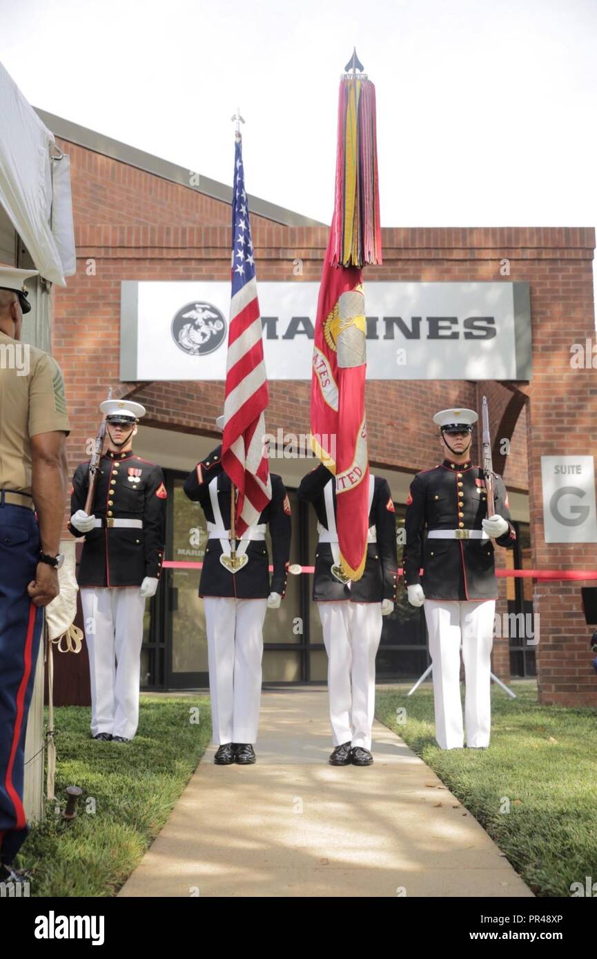 Marine Sergeant Francis Frazier, the 38th color sergeant of the Marine ...