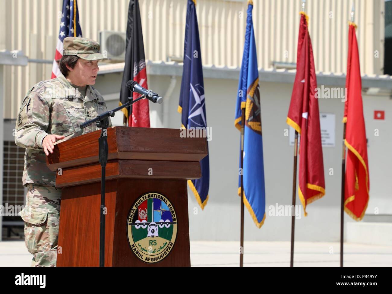 KABUL, Afghanistan (Sept. 8, 2018) -- U.S. Army Major General Robin ...