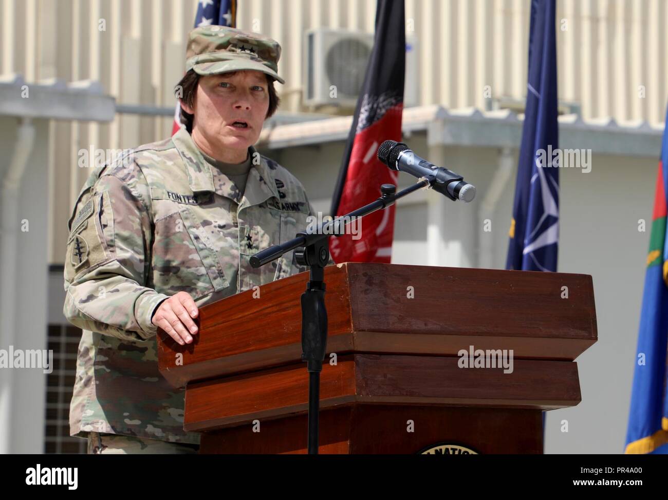 KABUL, Afghanistan (Sept. 8, 2018) -- U.S. Army Maj. General Robin ...