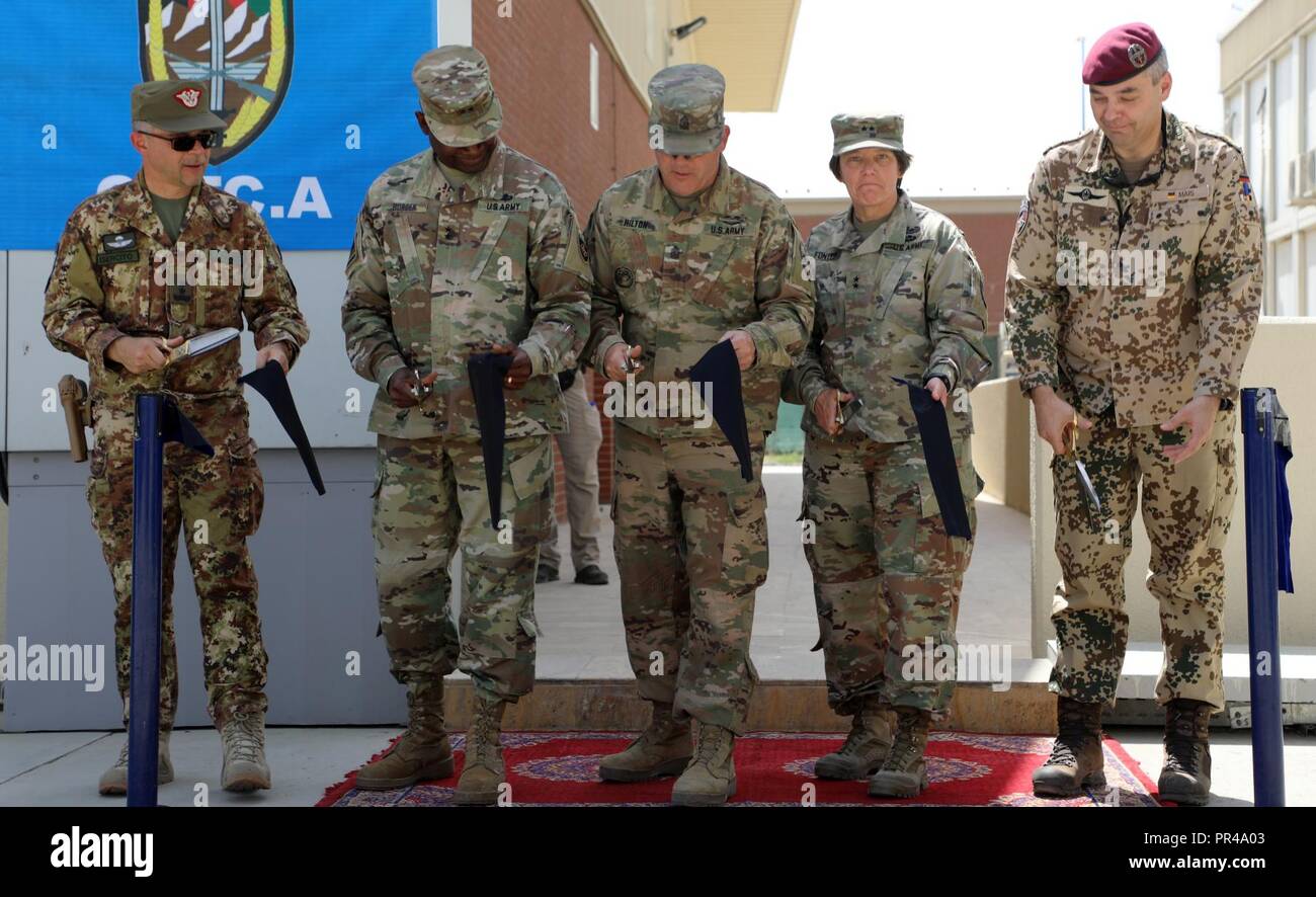 KABUL, Afghanistan (Sept. 8, 2018) -- Representatives from 21 coalition ...