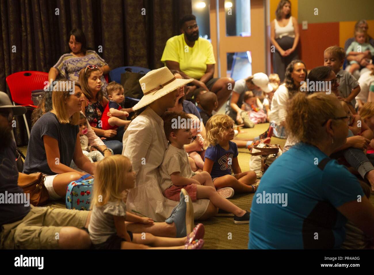Local Charlotteans attend a puppet show at ImaginOn: The Joe & Joan ...
