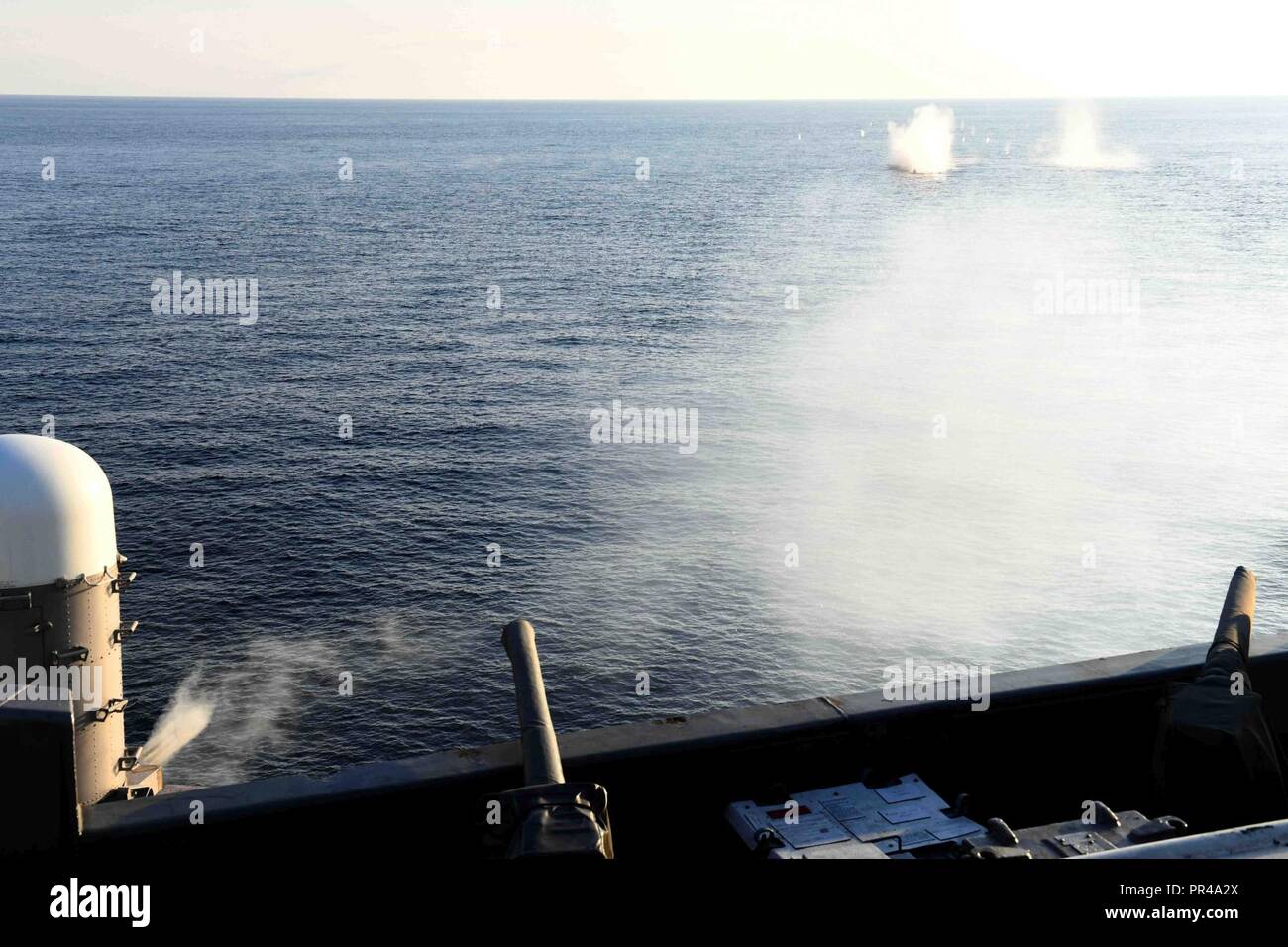 ATLANTIC OCEAN (Sept. 7, 2018) The Nimitz-class aircraft carrier USS ...
