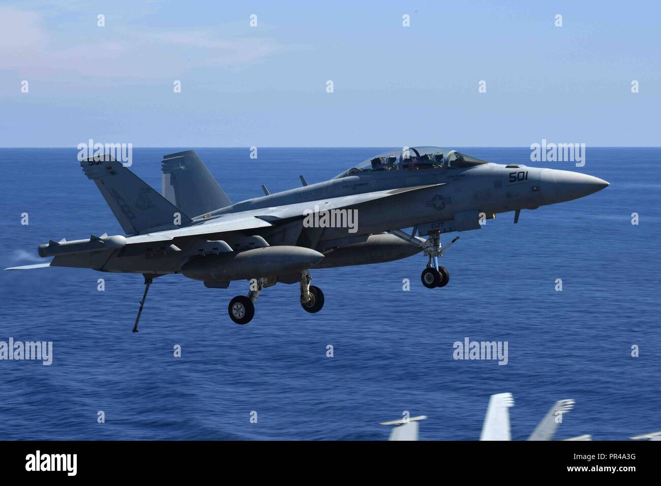 ATLANTIC OCEAN (Sept. 7, 2018) An EA-18G Growler, assigned to the ...