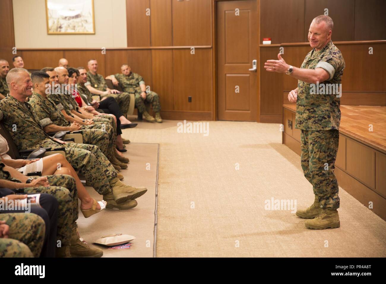 Brig. Gen. Michael S. Martin, commanding general of 4th Marine Division ...