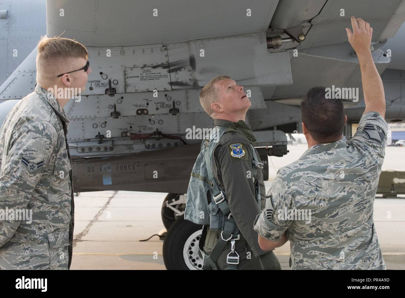 Maj. Gen. Andrew A. Croft, Twelfth Air Force commander, toured Gowen ...